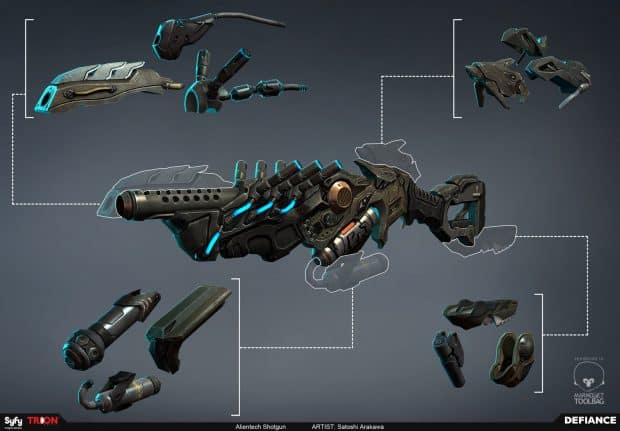 Defiance Characters and Weapons by Satoshi Arakawa - Online Casinos ...